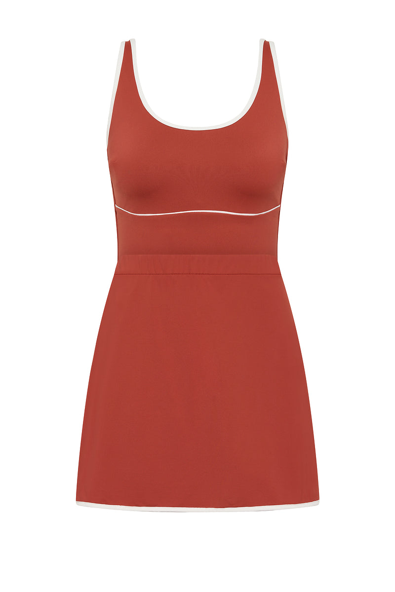 BURNT BRICK MYA 2 PIECE SWIM SET