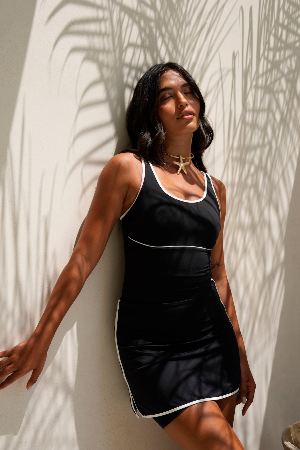 Classic Black Mya 2 Piece Swim Set